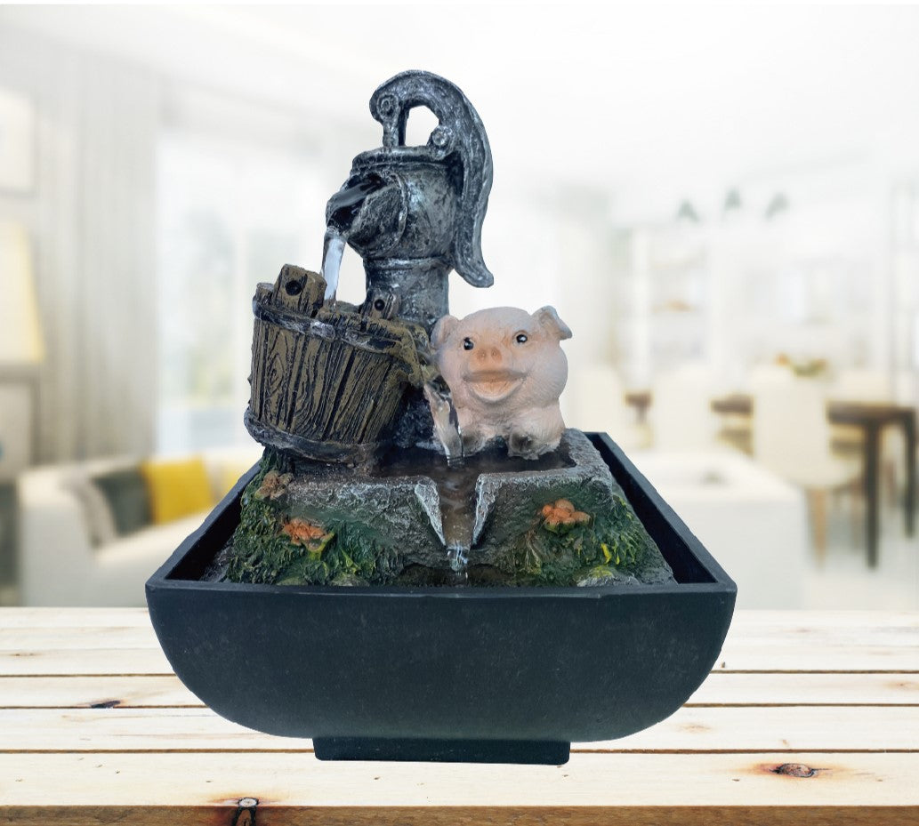PIG TAP WATER FEATURE – Eyes Of The World