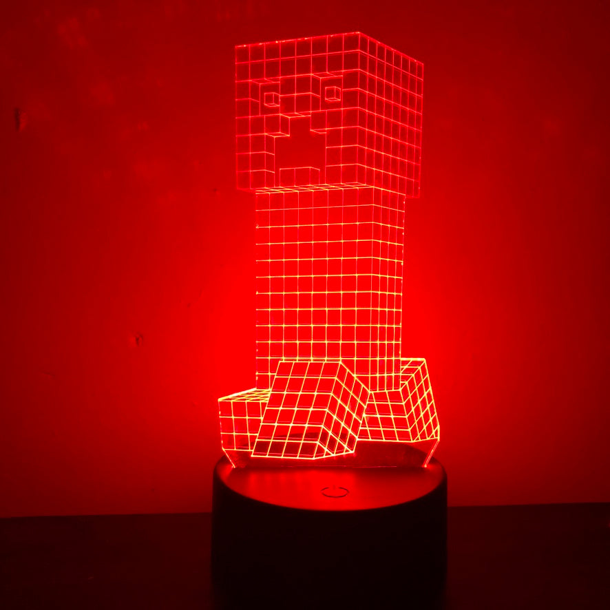 MINECRAFT CREEPER 3D NIGHT LIGHT – Eyes Of The World
