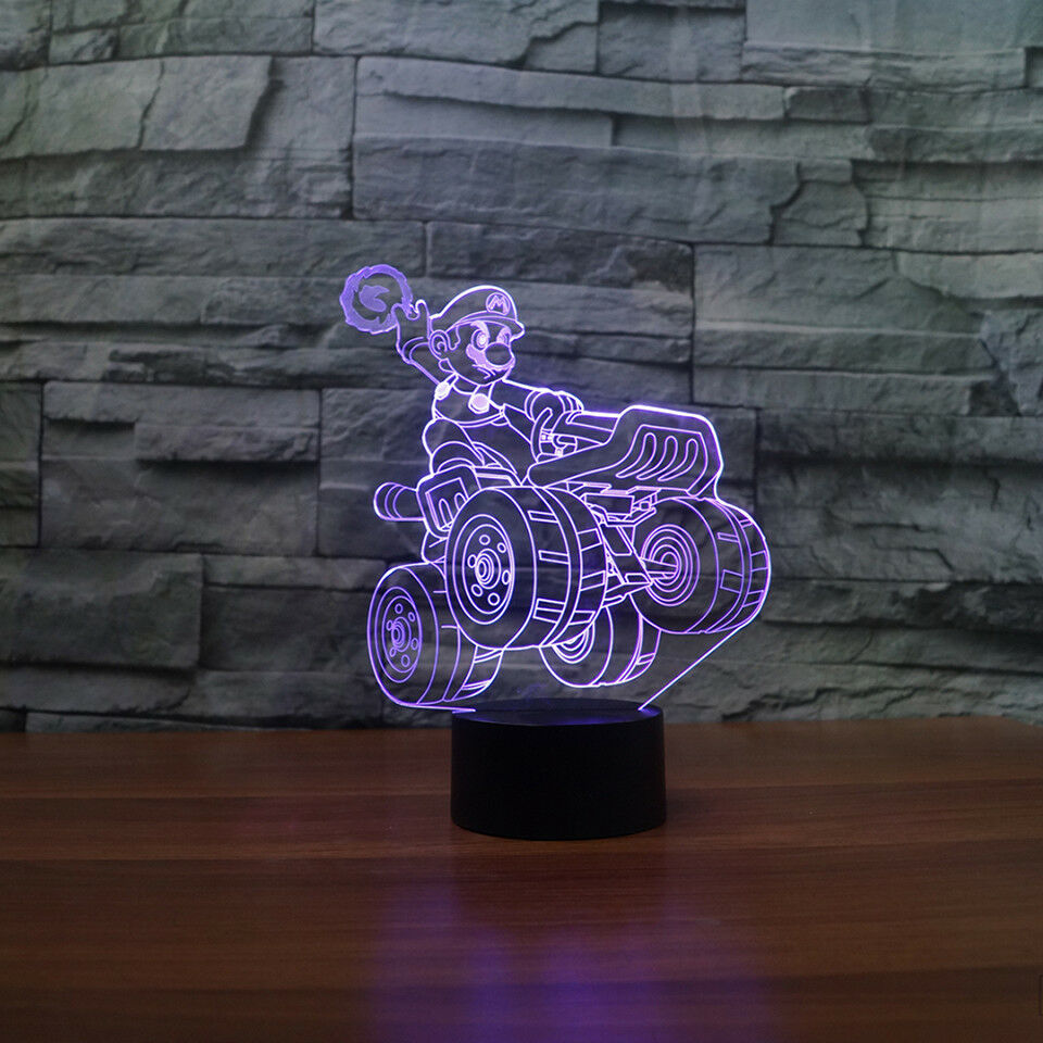 MARIO KART YOSHI LUIGI 3D NIGHT LIGHT – Eyes Of The World