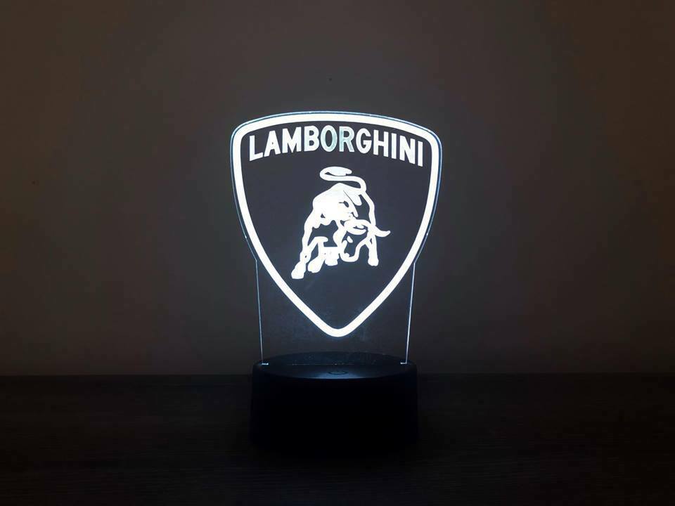 LAMBORGHINI LOGO 3D NIGHT LIGHT – Eyes Of The World