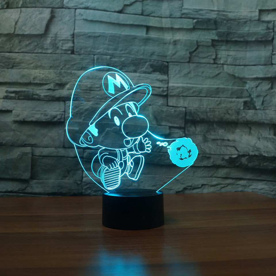 MINI MARIO LUIGI GAMES 3D NIGHT LIGHT – Eyes Of The World