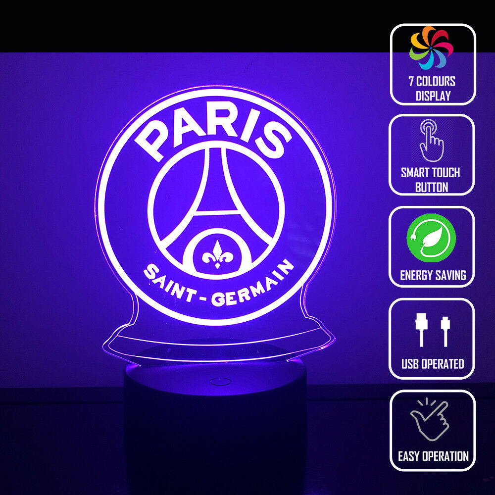 PSG PARIS SAINT GERMAIN 3D NIGHT LIGHT – Eyes Of The World