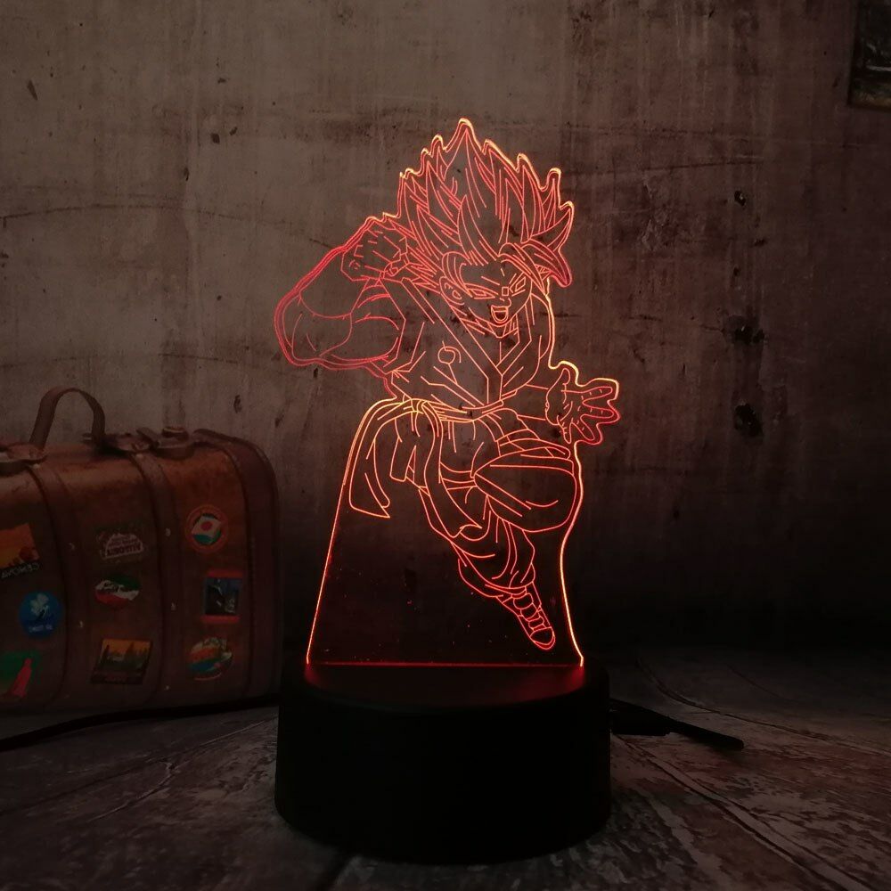 GOKU SAIYAN DRAGON BALL Z 3D NIGHT LIGHT – Eyes Of The World