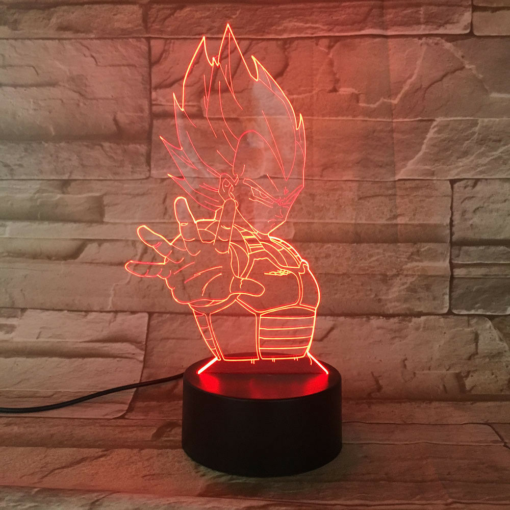 DRAGONBALL Z VEGETA 3D NIGHT LIGHT – Eyes Of The World