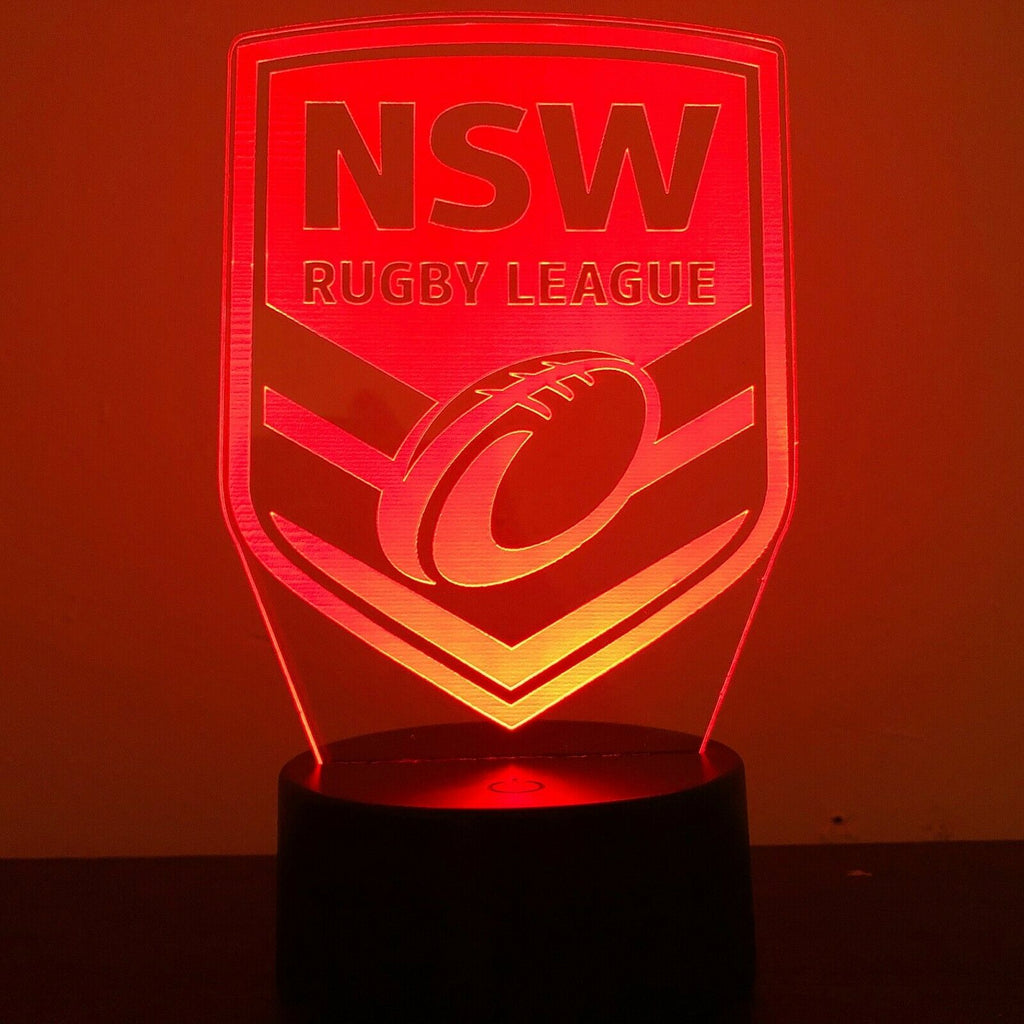 NSW BLUES STATE OF ORIGIN NRL 3D NIGHT LIGHT – Eyes Of The World