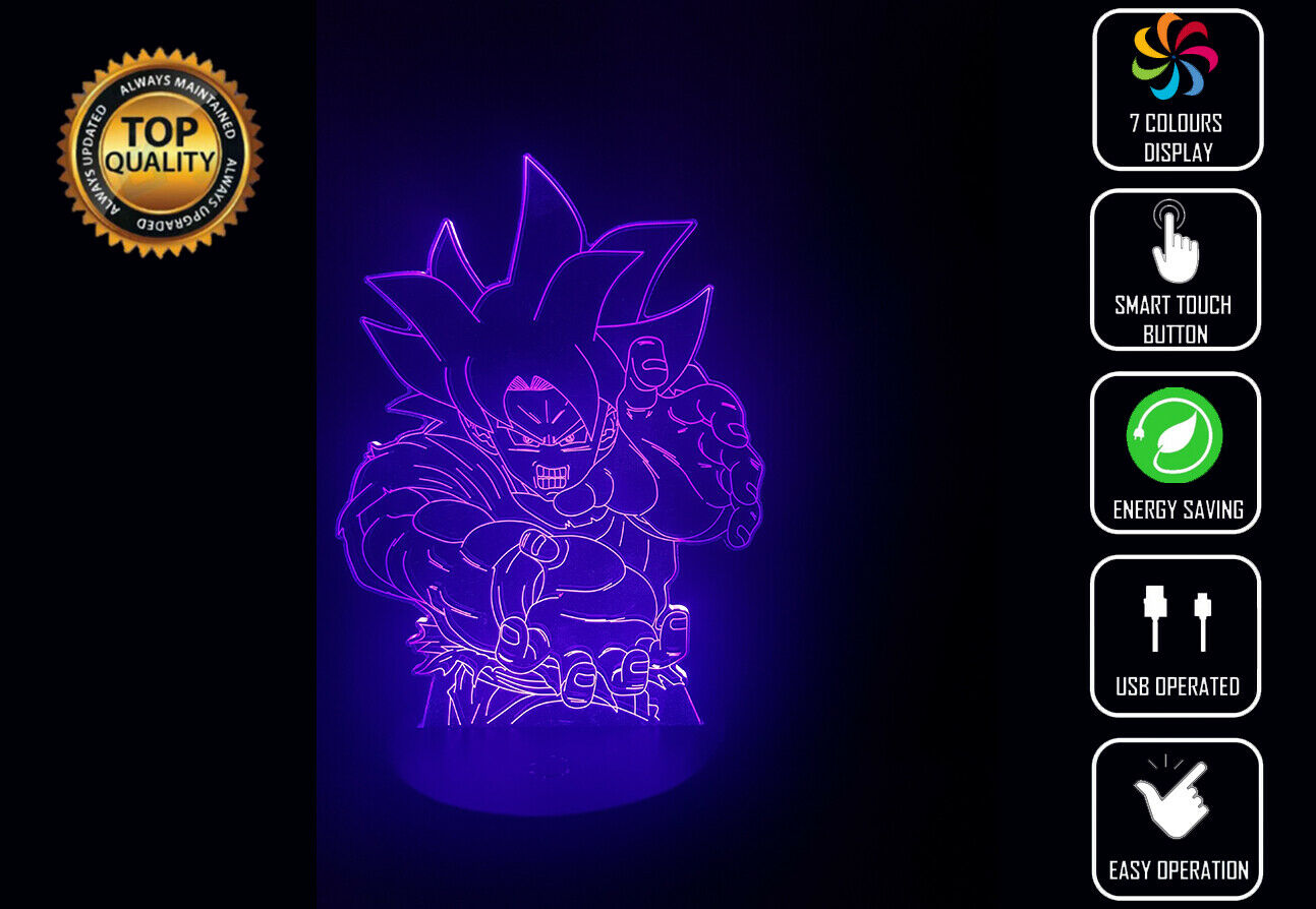 GOKU SUPER SAIYAN DBZ 3D NIGHT LIGHT – Eyes Of The World