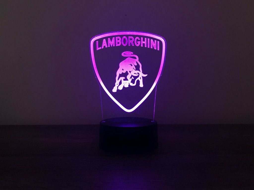 LAMBORGHINI LOGO 3D NIGHT LIGHT – Eyes Of The World