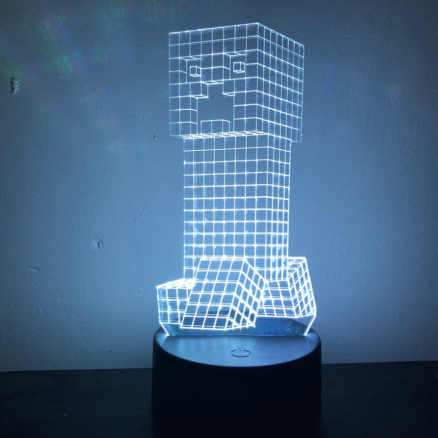 MINECRAFT CREEPER 3D NIGHT LIGHT – Eyes Of The World