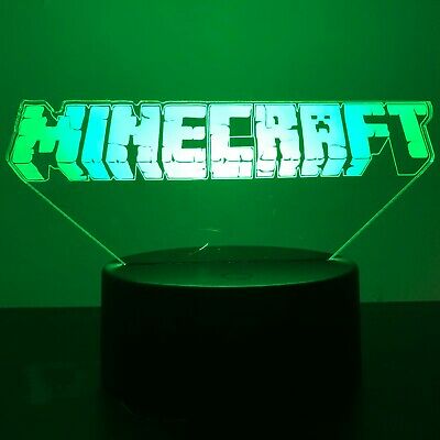 MINECRAFT 3D NIGHT LIGHT – Eyes Of The World
