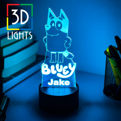BLUEY 3D NIGHT LIGHT – Eyes Of The World
