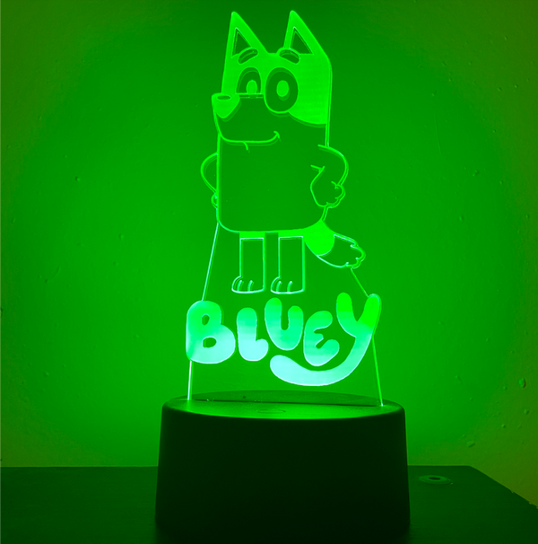 BLUEY 3D NIGHT LIGHT – Eyes Of The World
