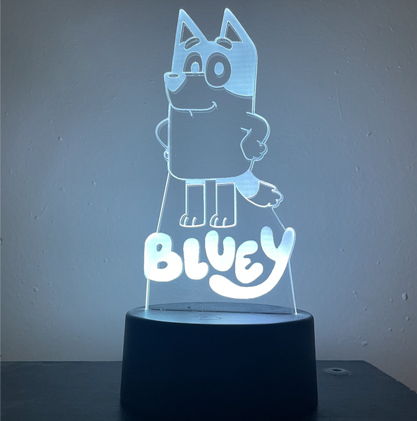 BLUEY 3D NIGHT LIGHT – Eyes Of The World