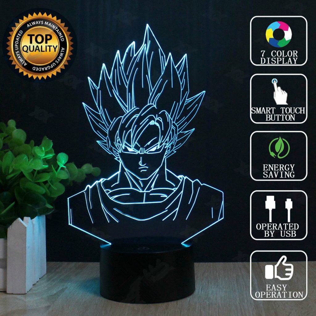 GOKU DRAGON BALL Z 3D NIGHT LIGHT – Eyes Of The World