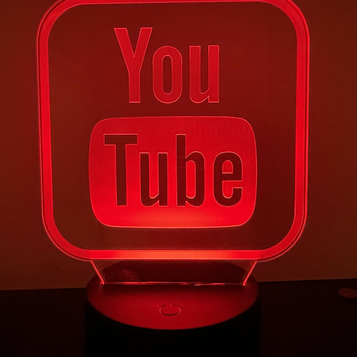 YOUTUBE LOGO 3D NIGHT LIGHT – Eyes Of The World