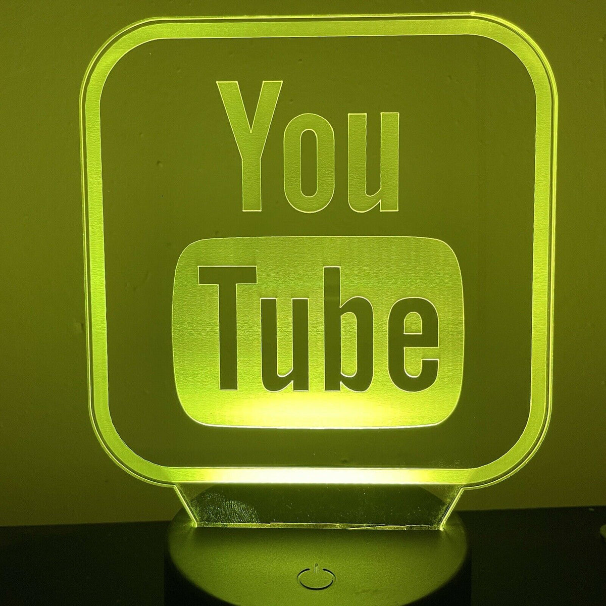 YOUTUBE LOGO 3D NIGHT LIGHT – Eyes Of The World